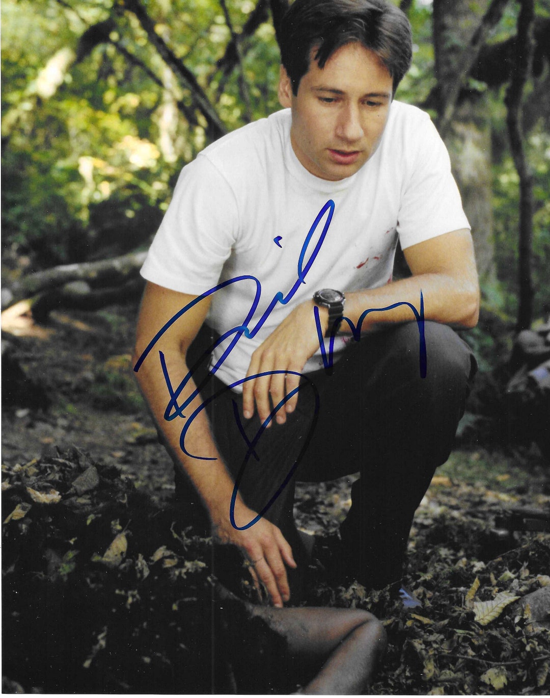 David Duchovny, X-files, Signed 8x10 Photograph - Etsy