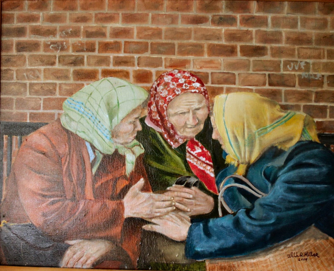 Will Millar whatever Ye Say-say Nothin Oil on Canvas 16x20 - Etsy