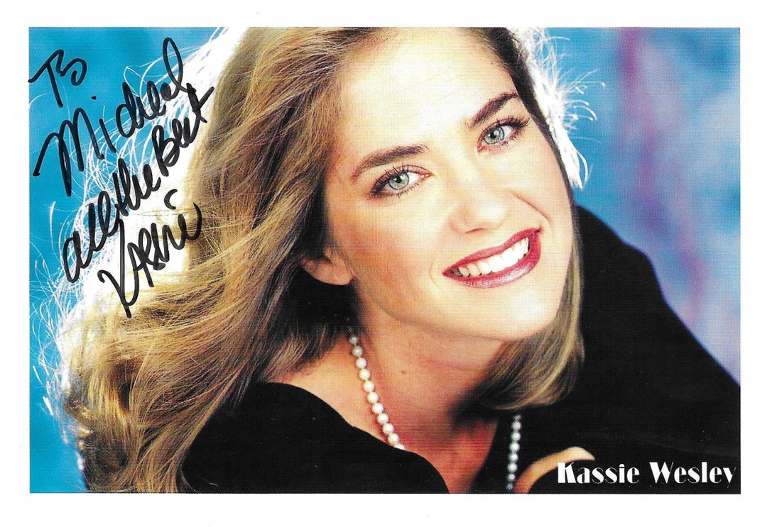 Kassie Wesley Depaiva, One Life to Live, Signed 5x7.25 Photograph - Etsy