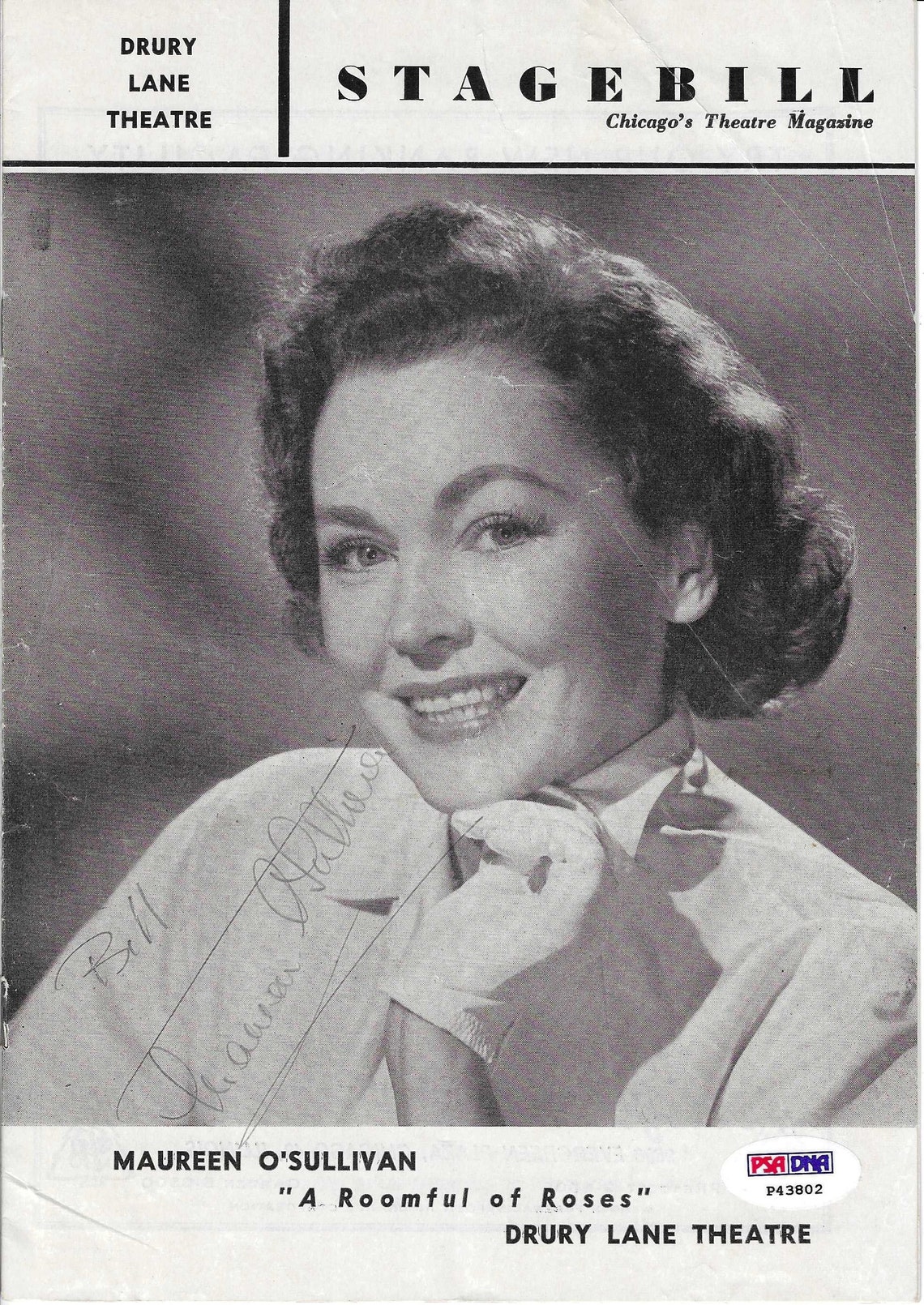 Maureen O'sullivan A Roomful of Roses Autographed - Etsy