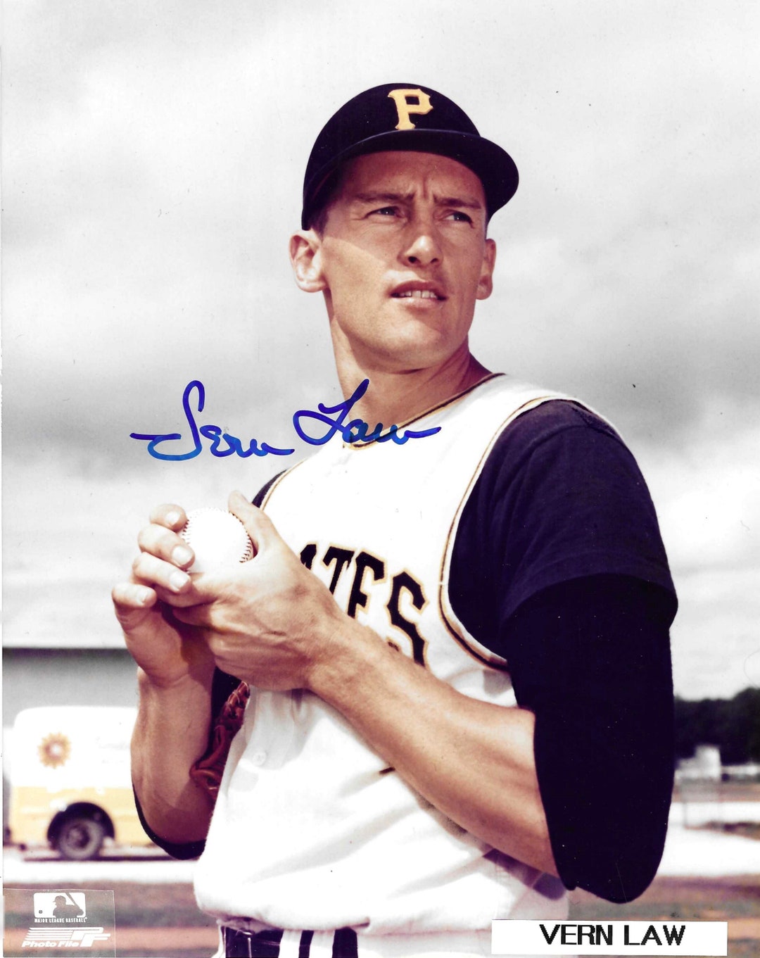 Vern Law, Pittsburgh Pirates, photographie 8x10 signée - Etsy France