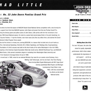 Chad Little, Hall of Fame, Signed 8x10 Double Sided Promo Card - Etsy