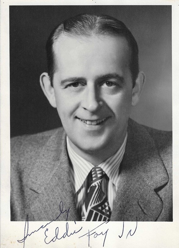 Eddie Foy Jr. Signed 5x7 Photograph - Etsy