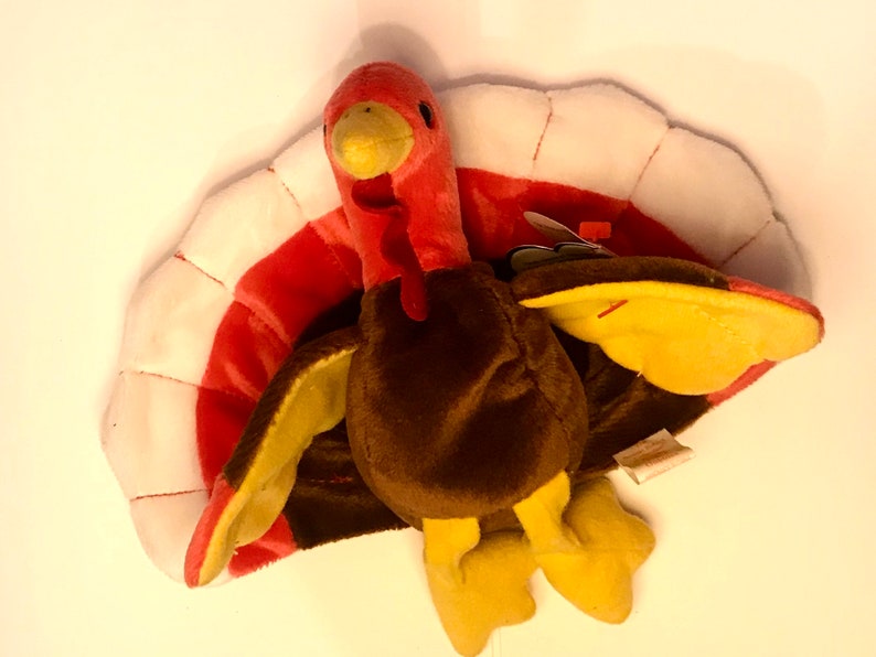 RARE, VINTAGE TY Gobbles the Turkey Beanie Baby-1996, With Defects - Etsy