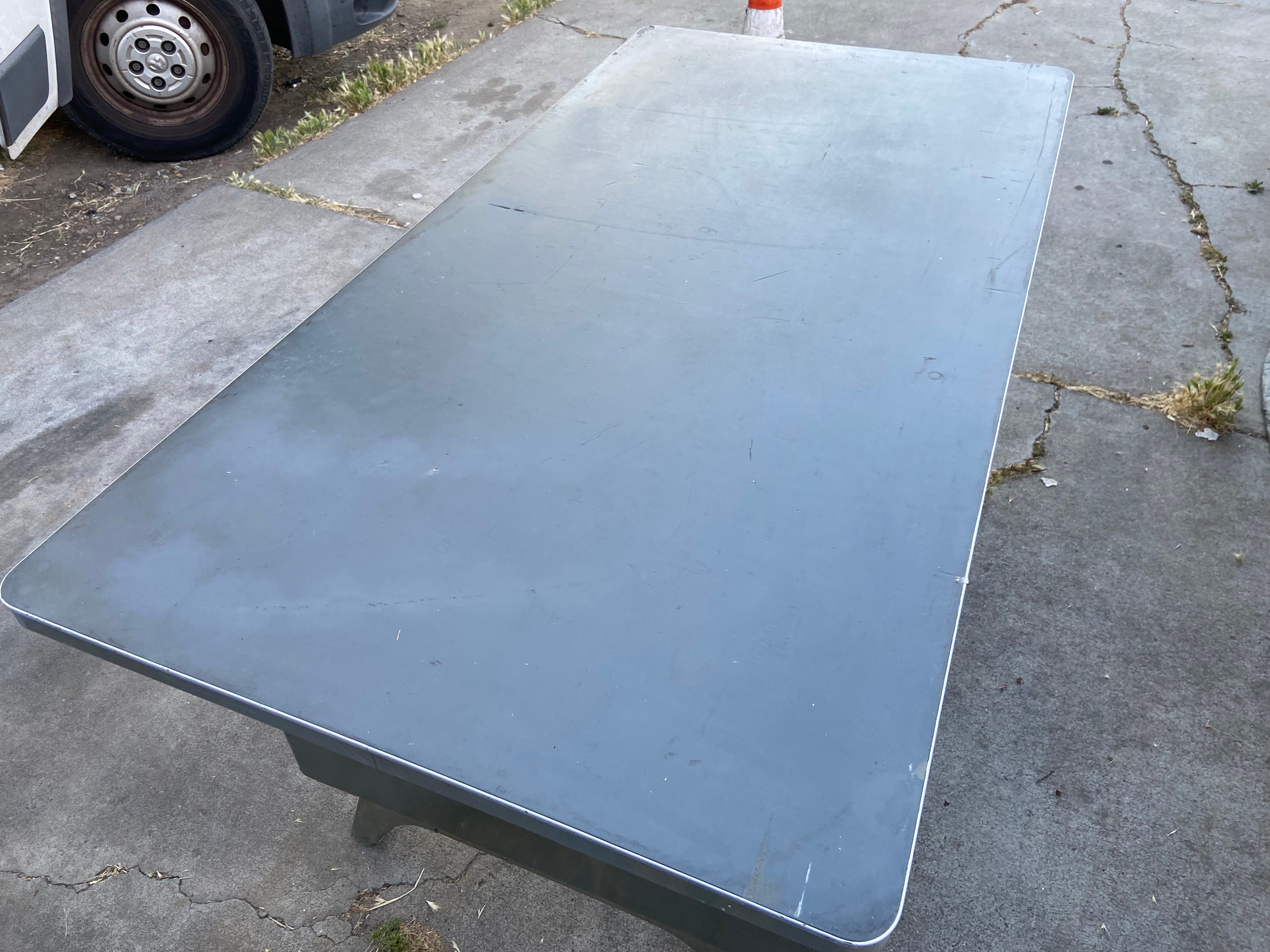 Cole Steel Vintage Metal Tanker Desk - Etsy