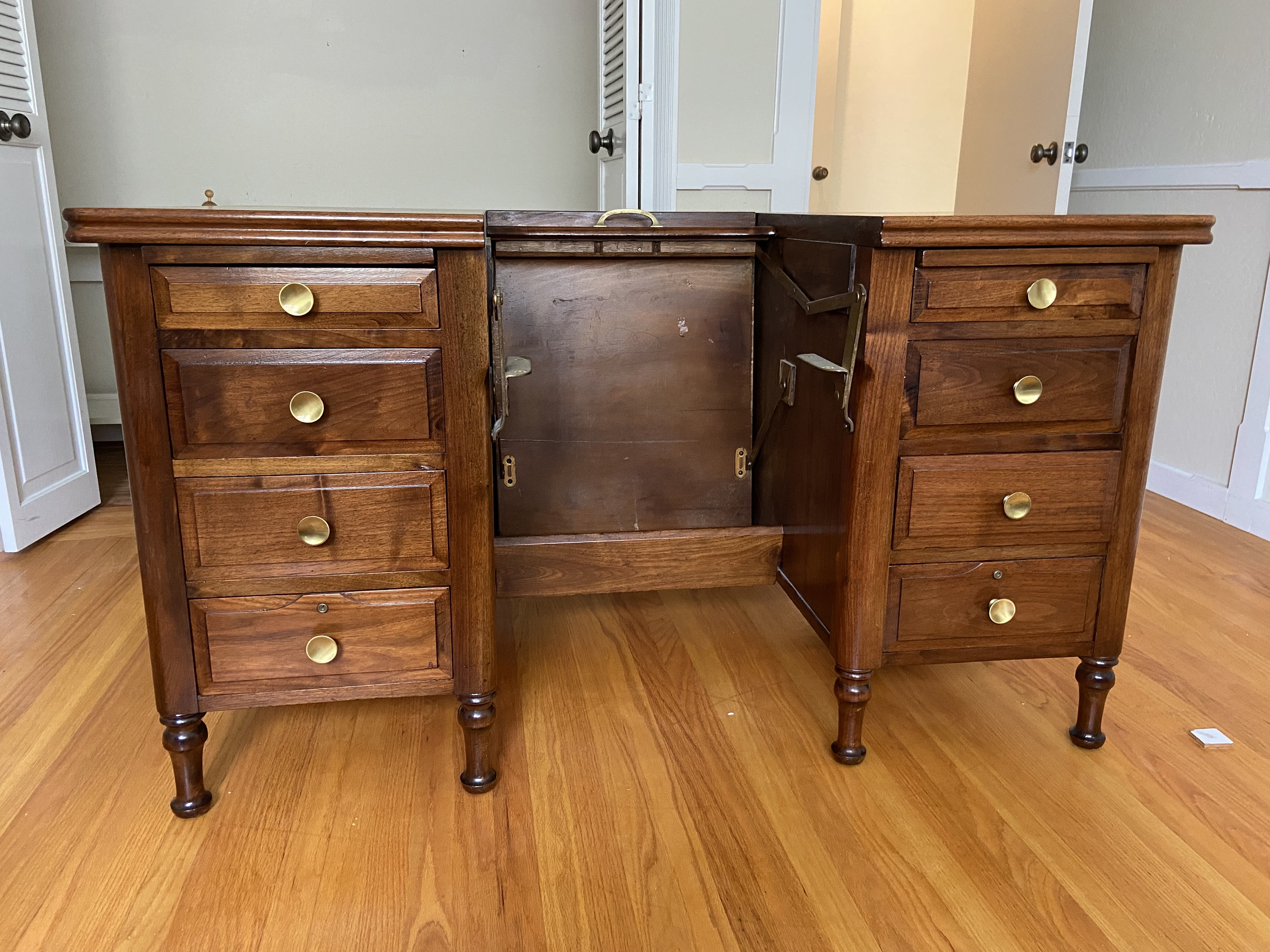 Antique Wooden Typewriter Office Desk - Etsy