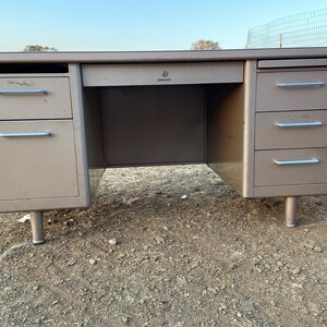 Steelcase Metal Tanker Desk Needs Restoration - Etsy