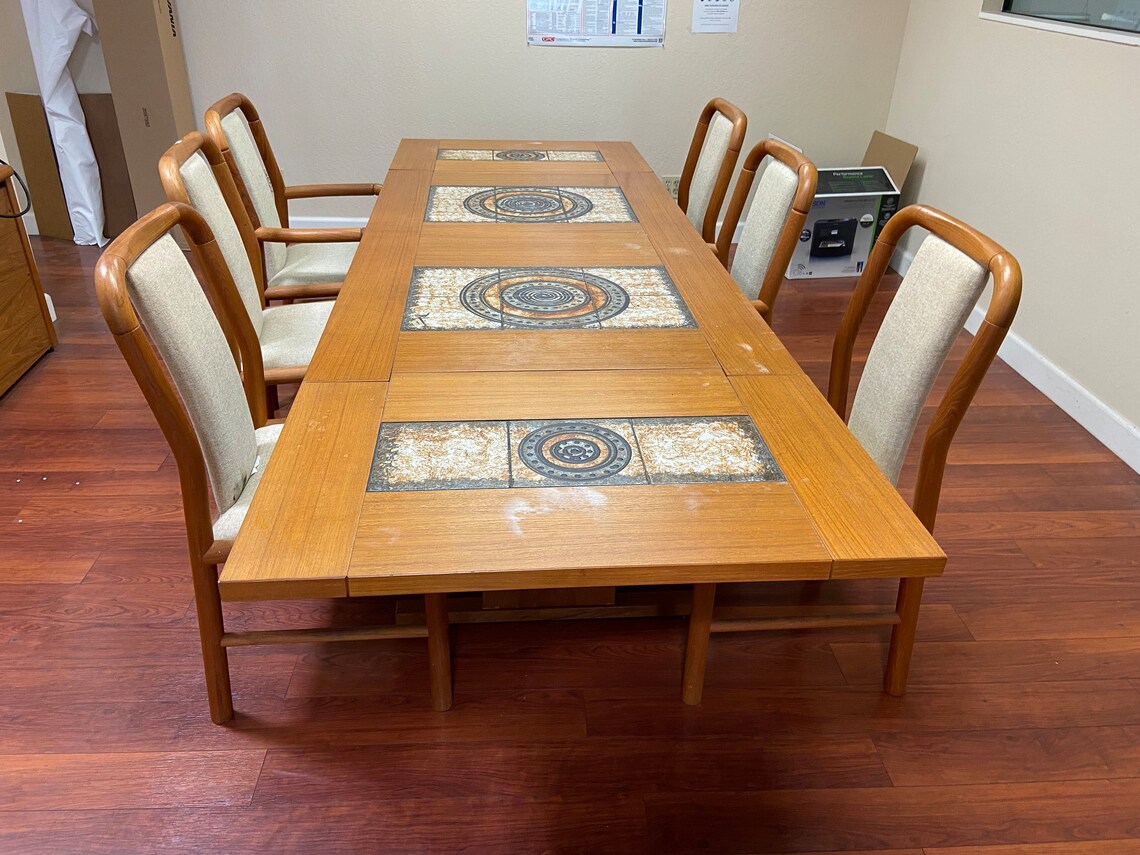 Vintage Teak Gangso & Mobler Dining Table - Etsy