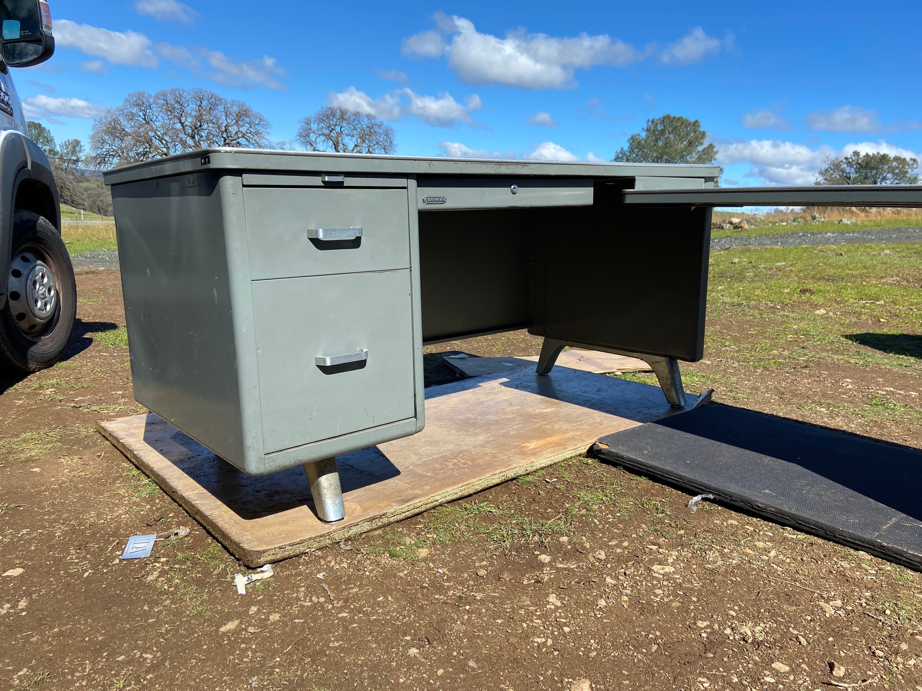 W.H Harper Devon Tanker L Shape Desk - Etsy