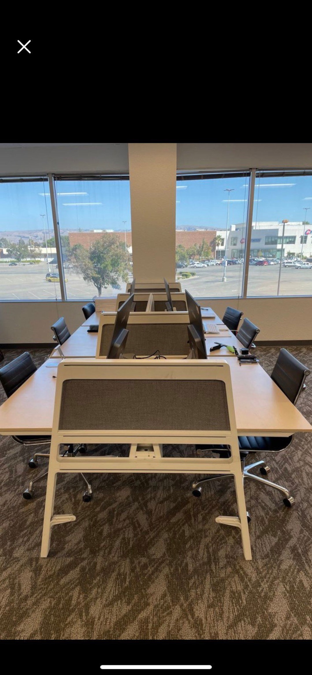 Steelcase Turnstone Bivi Sit Standing Two Way for 6 Office Desks - Etsy