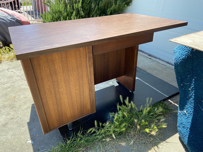 Vintage Mid Century Modern Alma Desk Co - Etsy