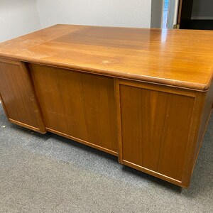 Leopold Vintage Mid Century Modern Walnut Desk - Etsy