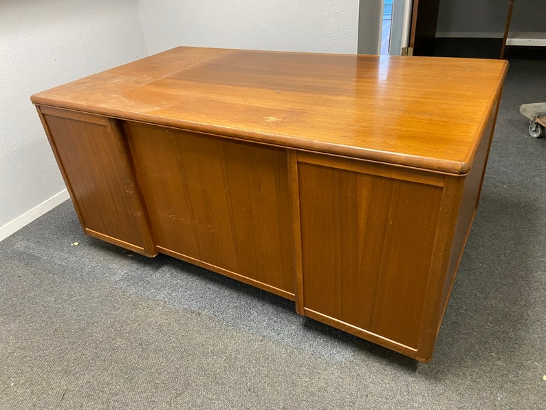Leopold Vintage Mid Century Modern Walnut Desk - Etsy