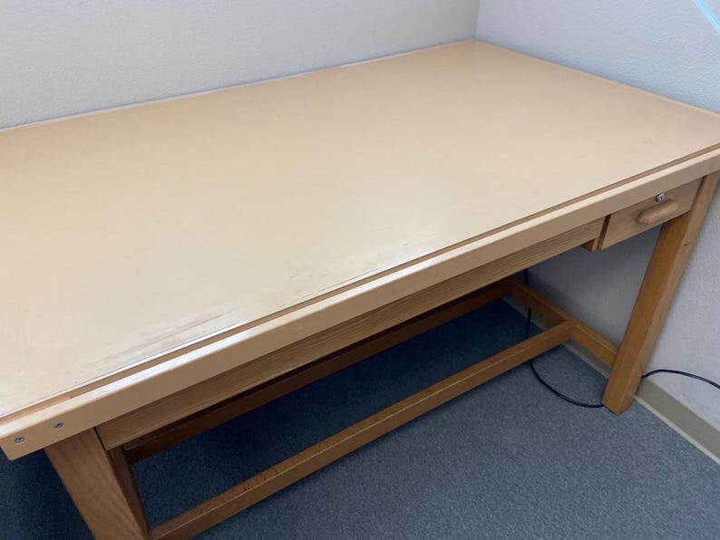 Vintage Hamilton Oak Drafting Table - Etsy