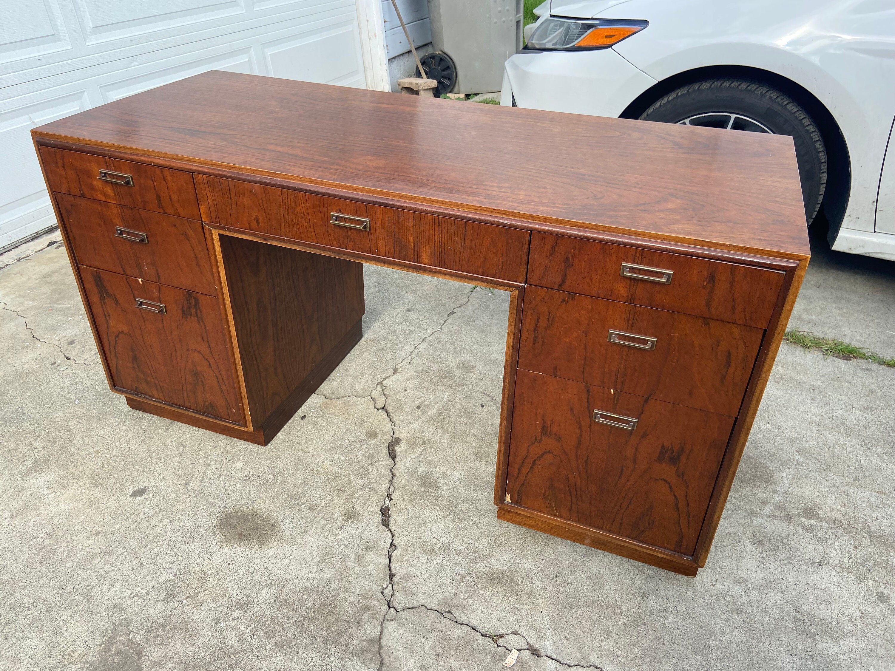Founders Vintage Mid Century Desk - Etsy