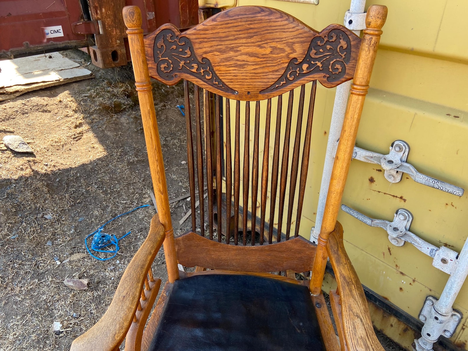 Antique Rocking Chair - Etsy