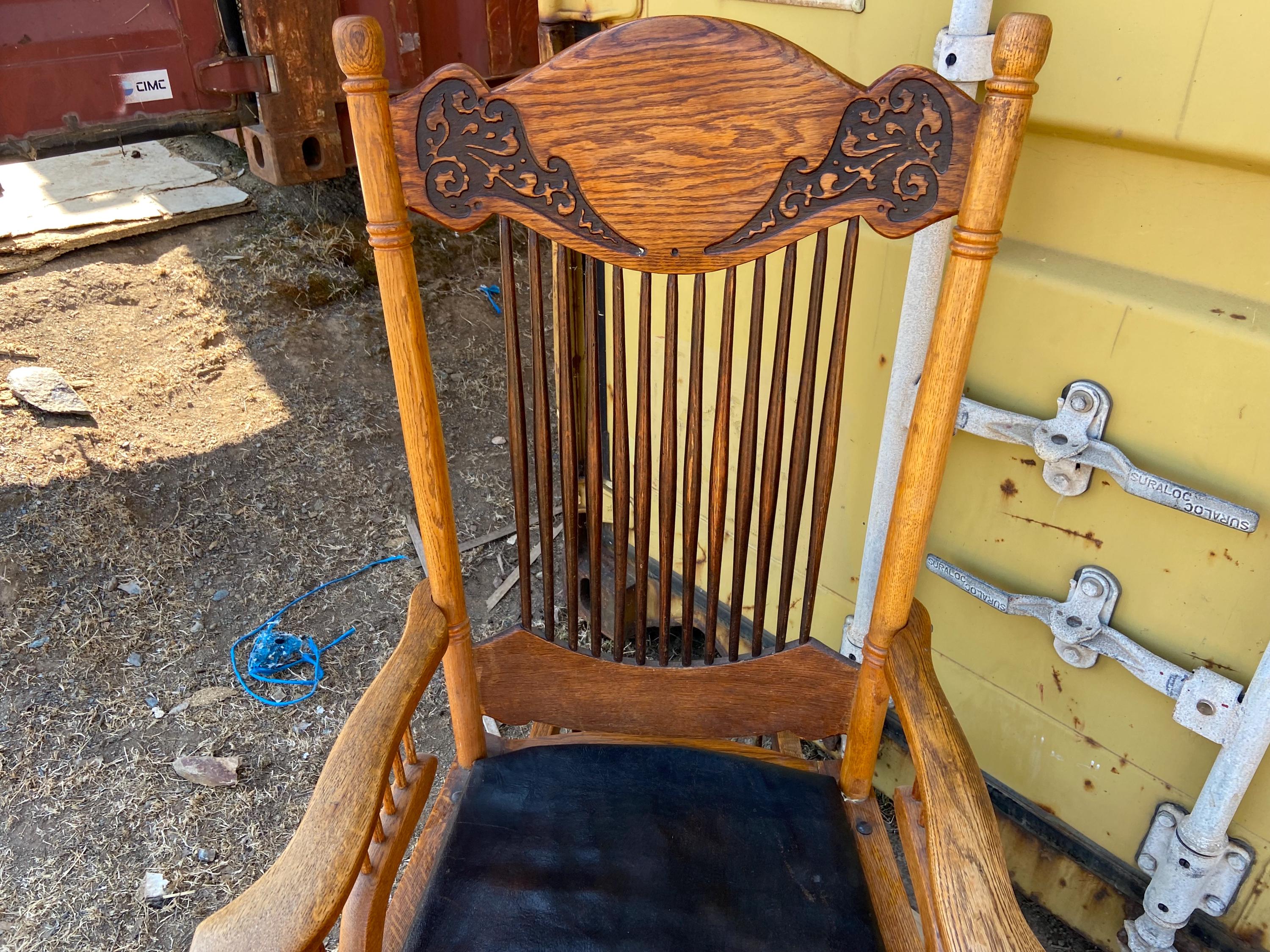 Antique Rocking Chair - Etsy