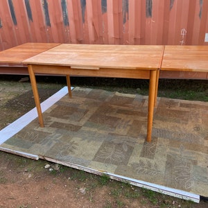 Ansager Mobler Mid Century Modern Teak Danish Table Needs Restoration ...