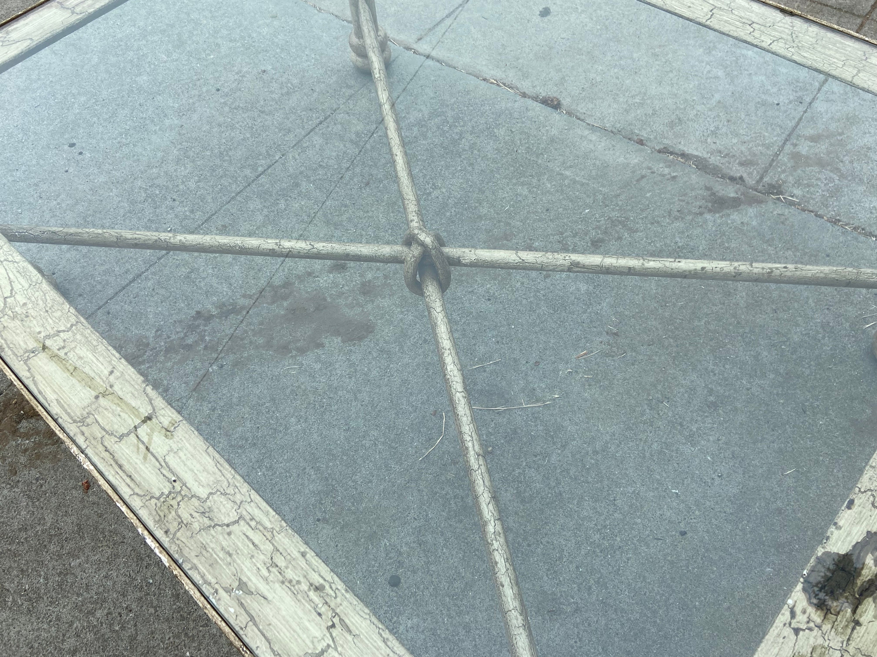 Vintage Rustic Metal Coffee Table - Etsy