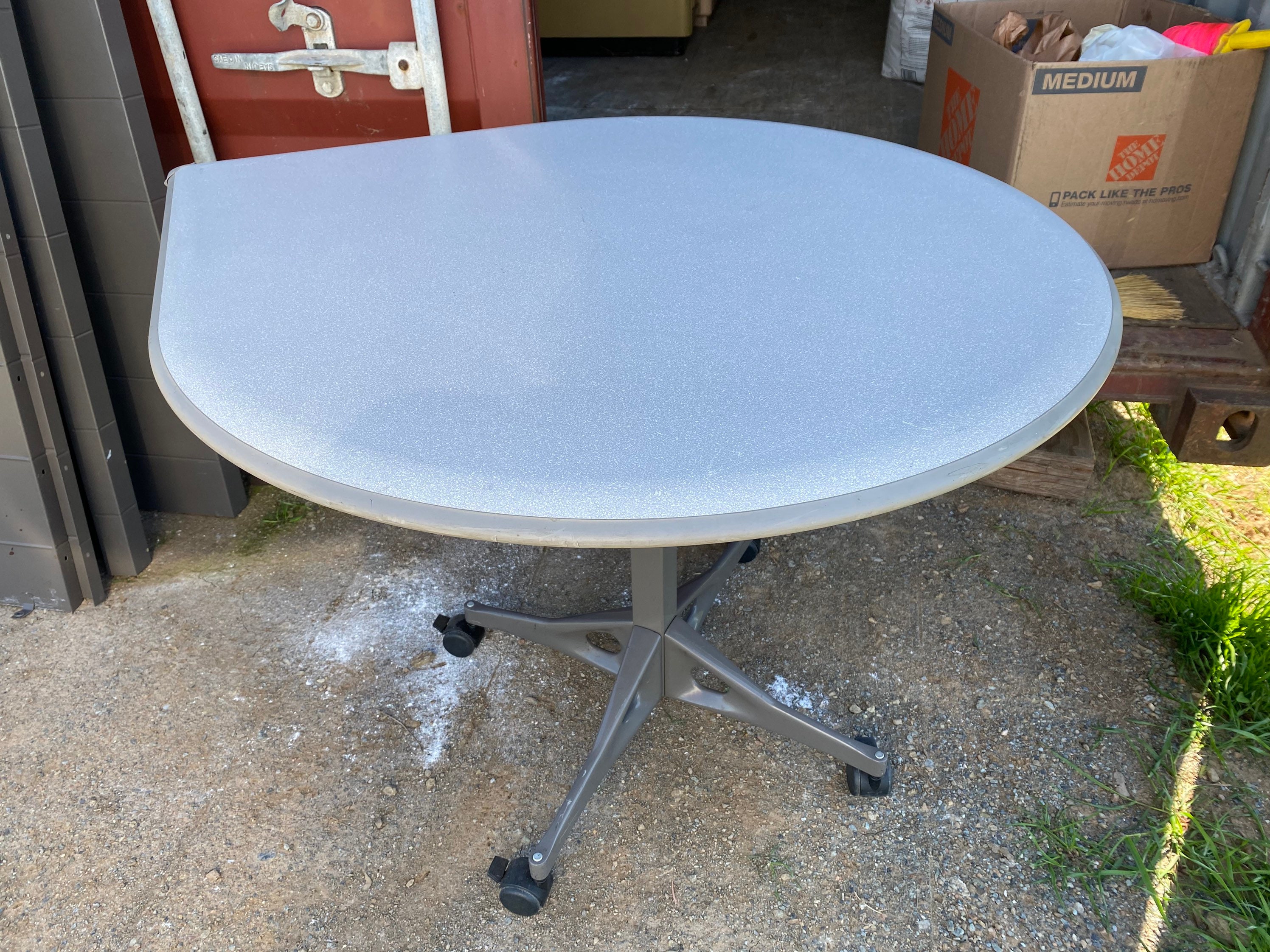 Vintage Tear Shape Rolling Table - Etsy