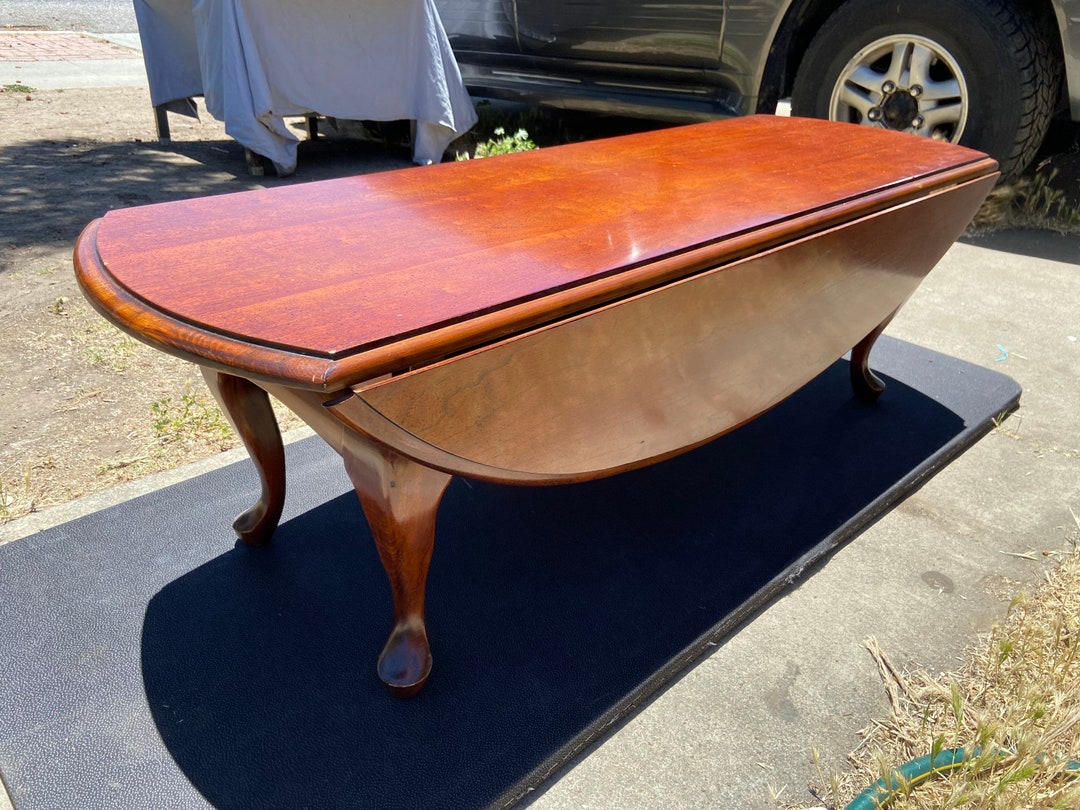 Vintage Drop Leaf Coffee Table - Etsy