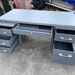 Cole Steel Vintage Metal Tanker Desk - Etsy