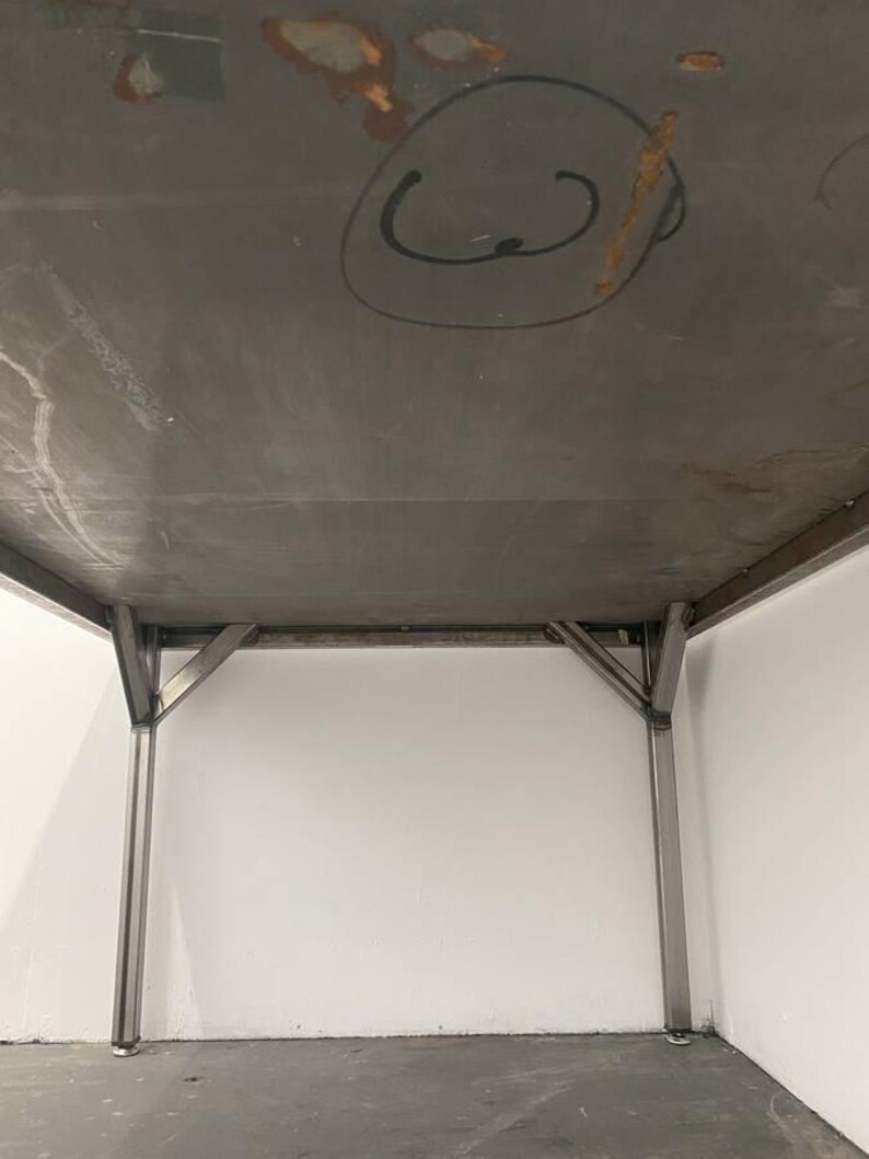Modern Steel Industrial Metal Kitchen Conference Table - Etsy