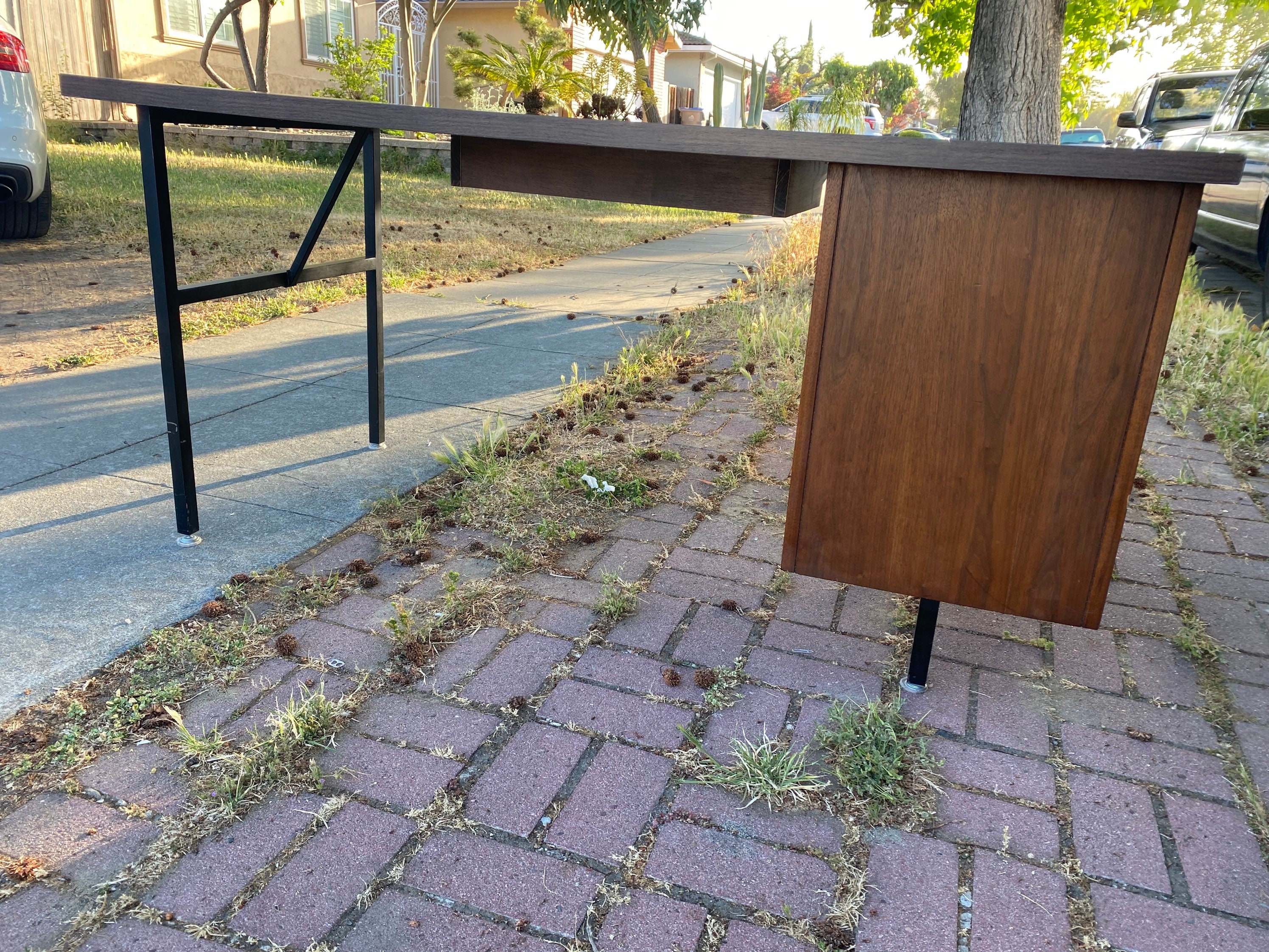 Vintage Mid Century Modern Alma Desk - Etsy
