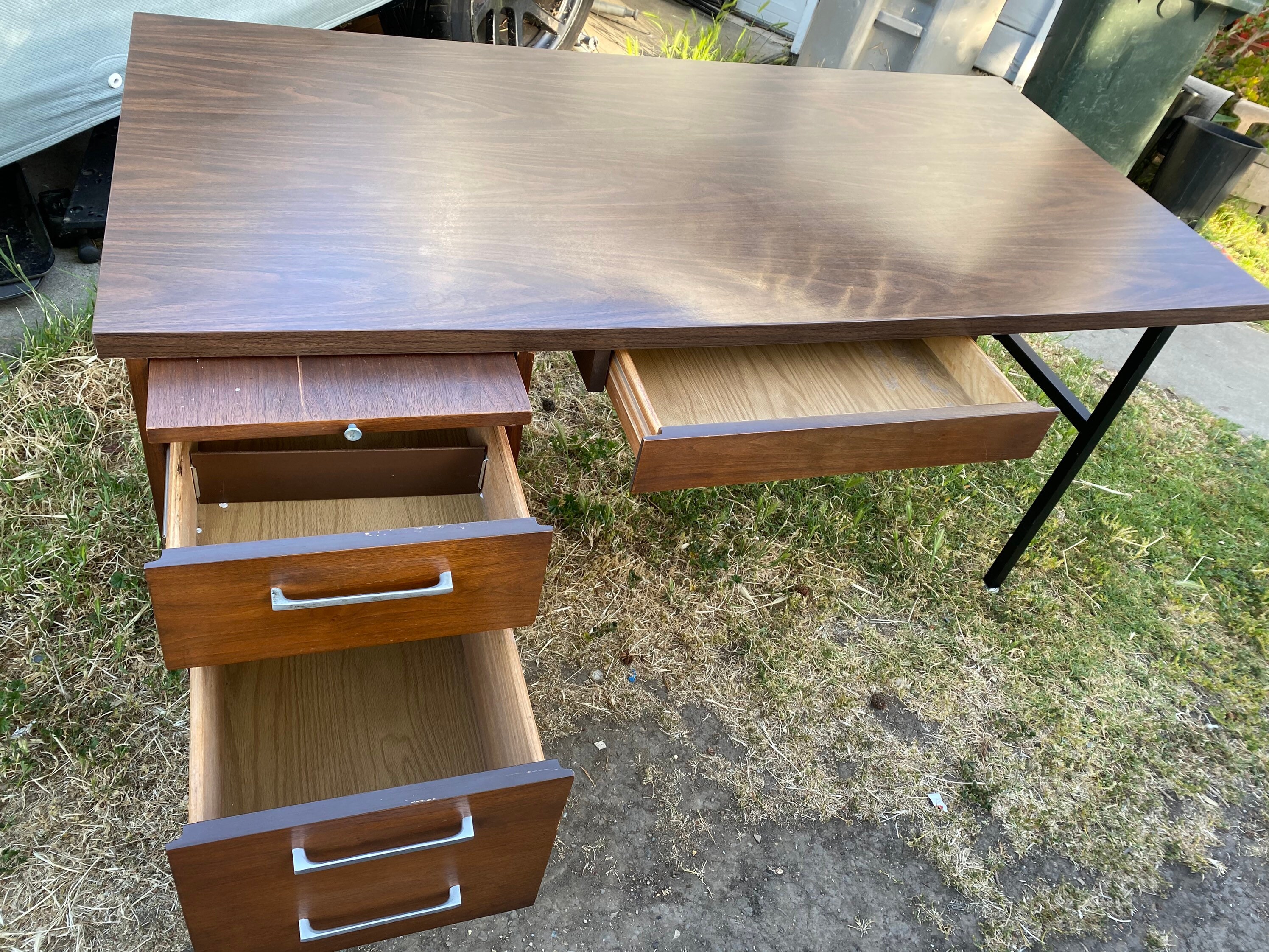 Vintage Mid Century Modern Alma Desk - Etsy