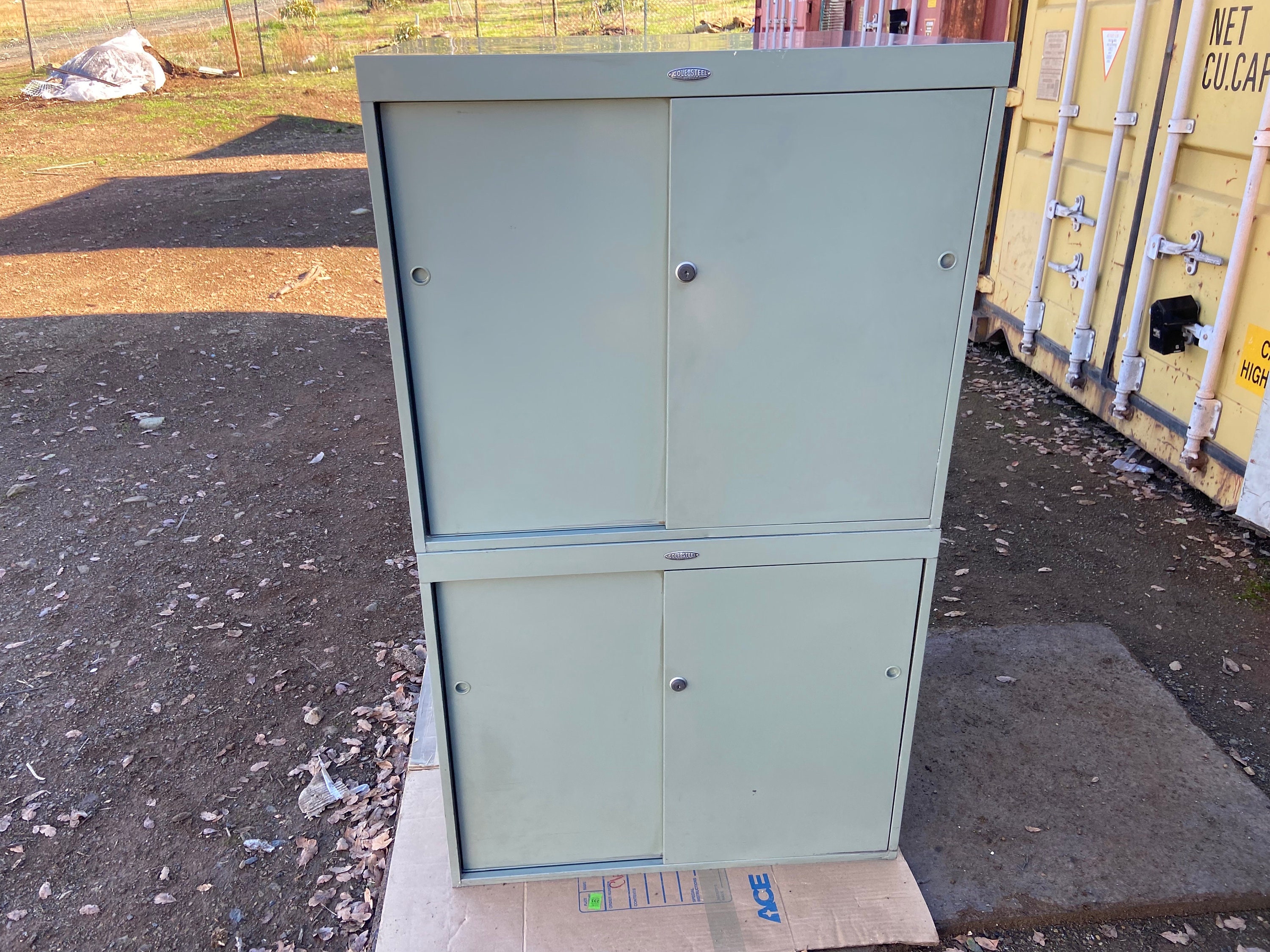 Cole Steel Vintage Storage Metal Cabinet - Etsy