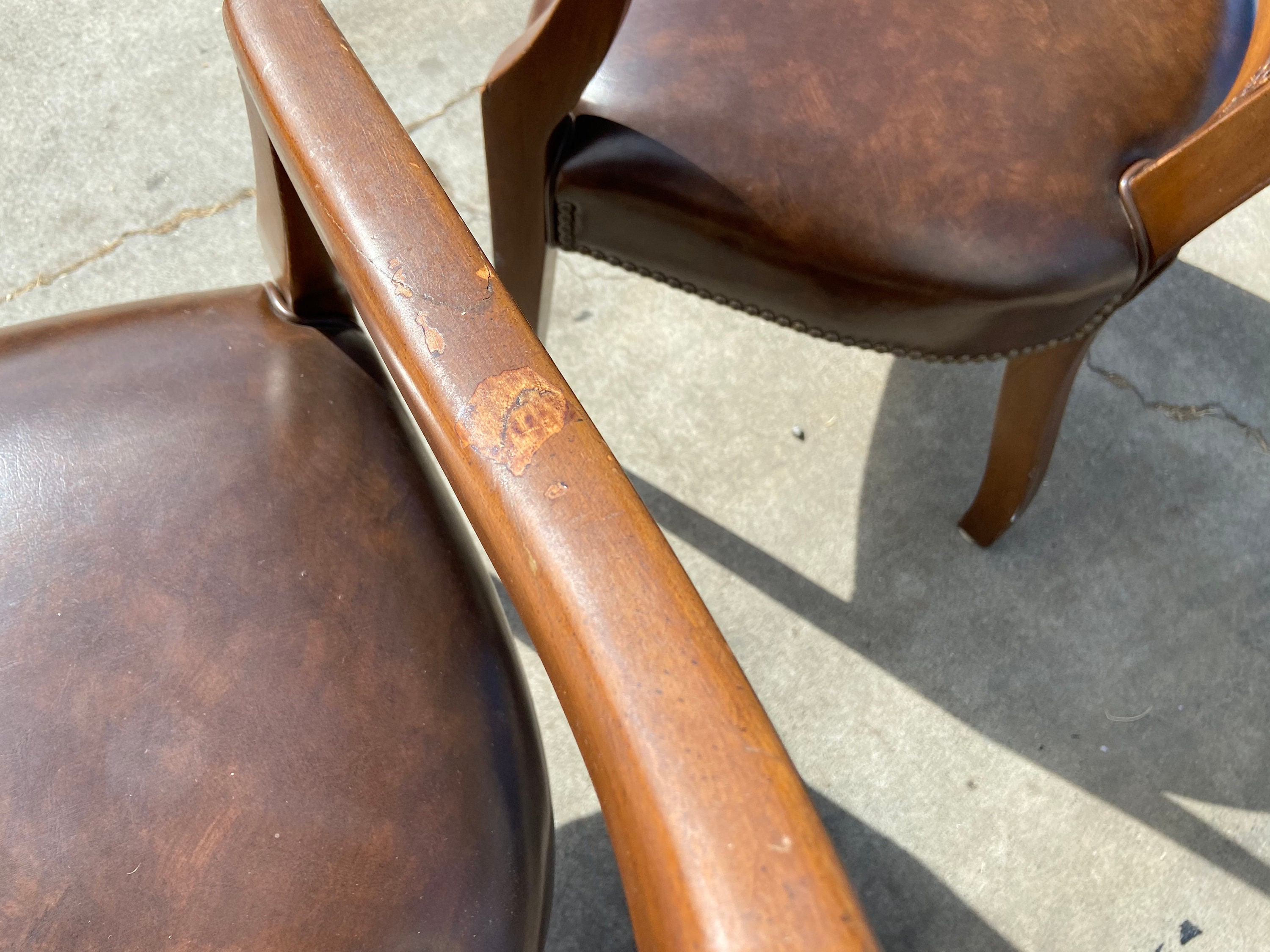 Shafer Brothers Vintage Cane Back Side Chairs - Etsy