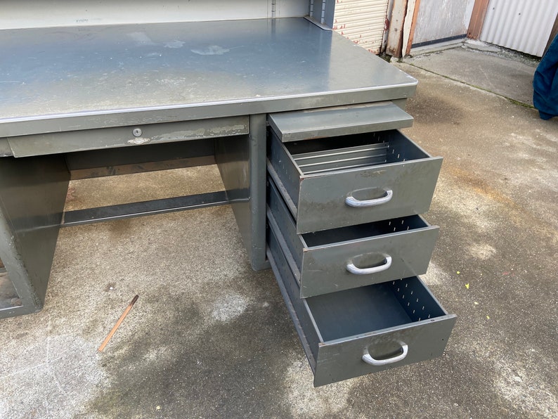 Art Metal Vintage Tanker Desk - Etsy