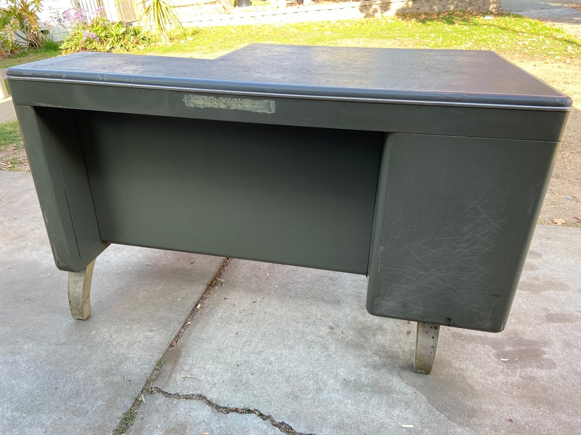 The General Fireproofing Company Vintage Metal Tanker Desk Raymond ...