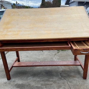 Antique Mayline Drafting Table - Etsy