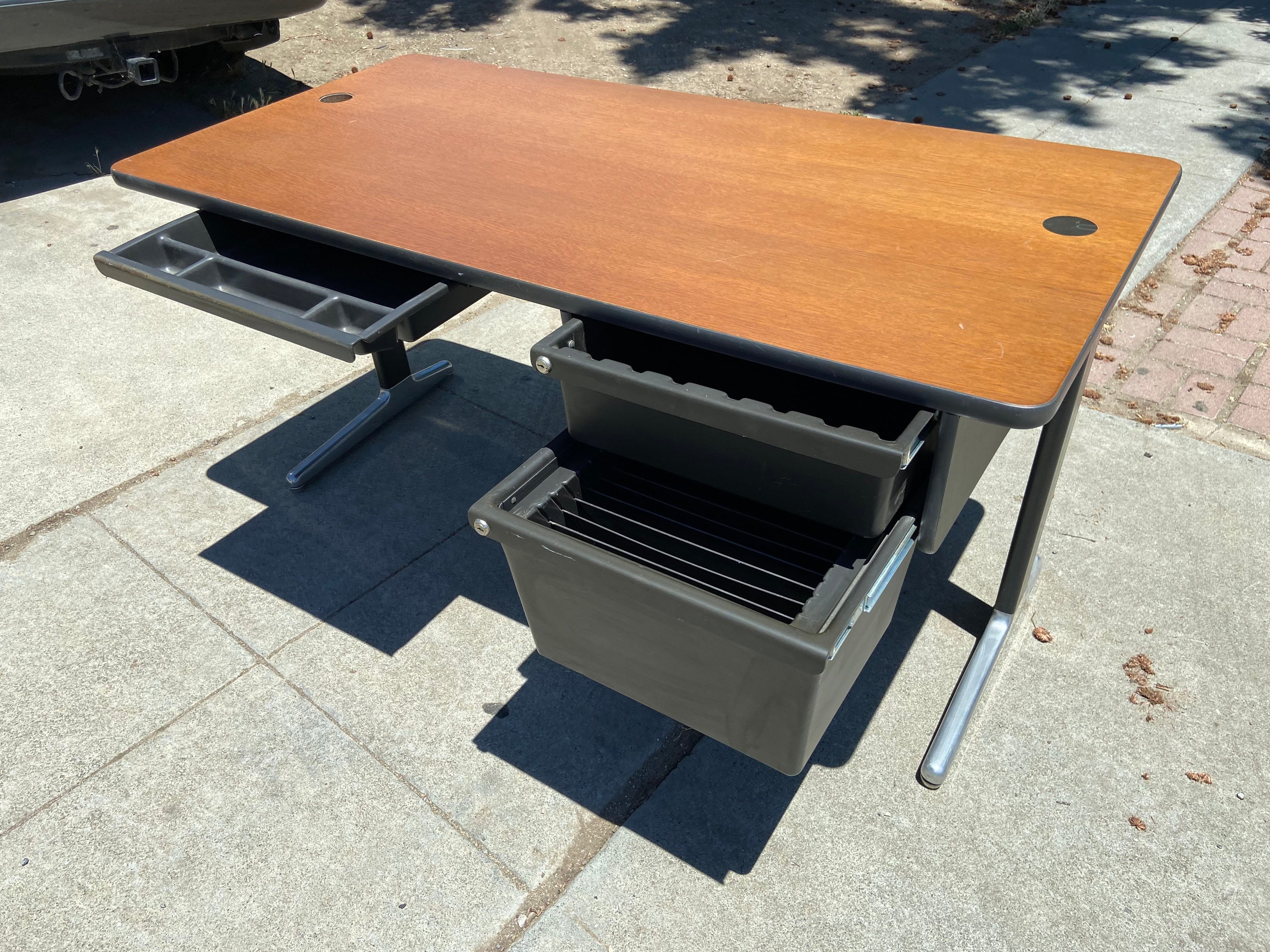 Vintage Herman Miller Work Table Desk by George Nelson Etsy