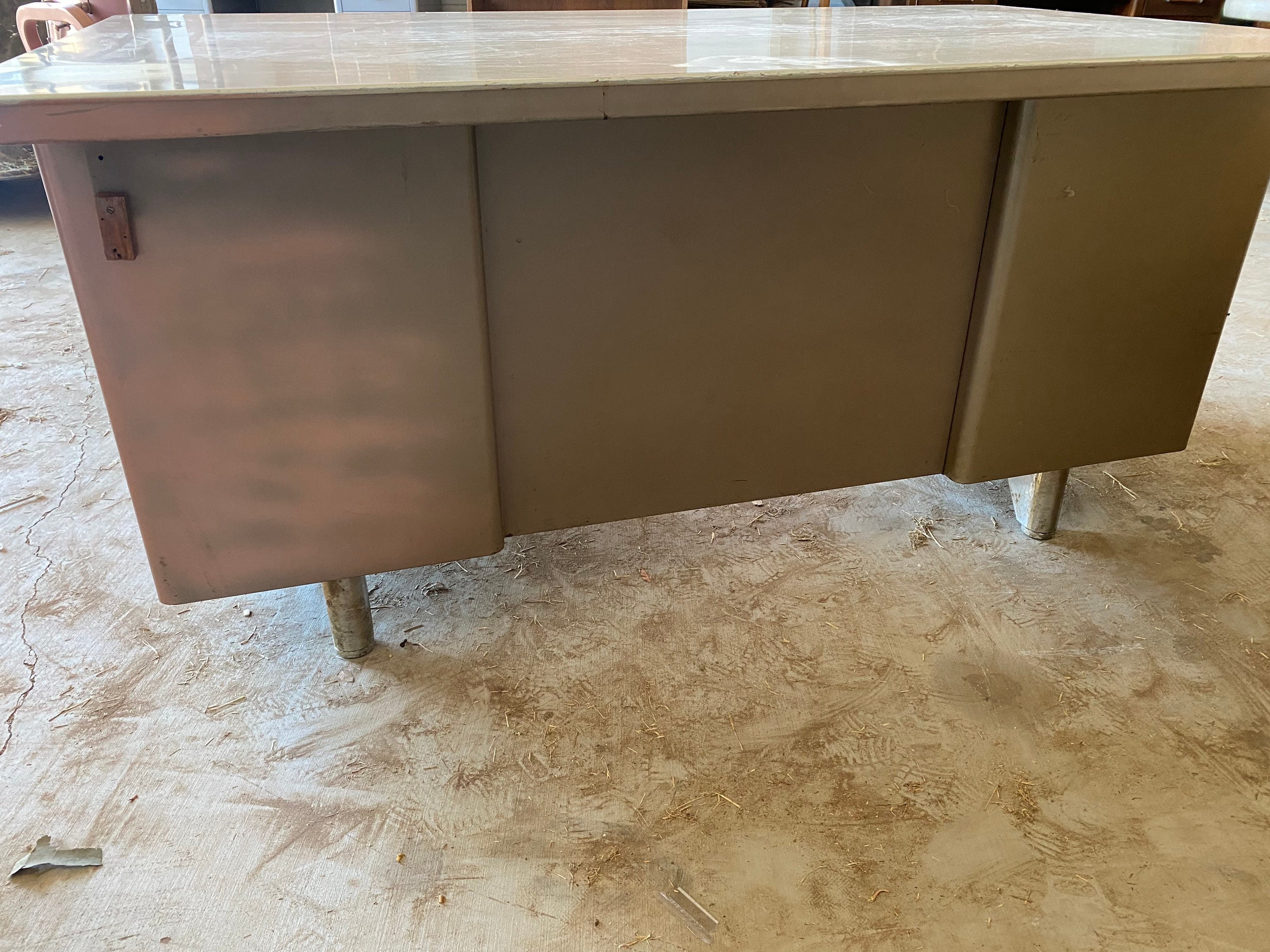 Vintage Metal Tanker Desk Set - Etsy