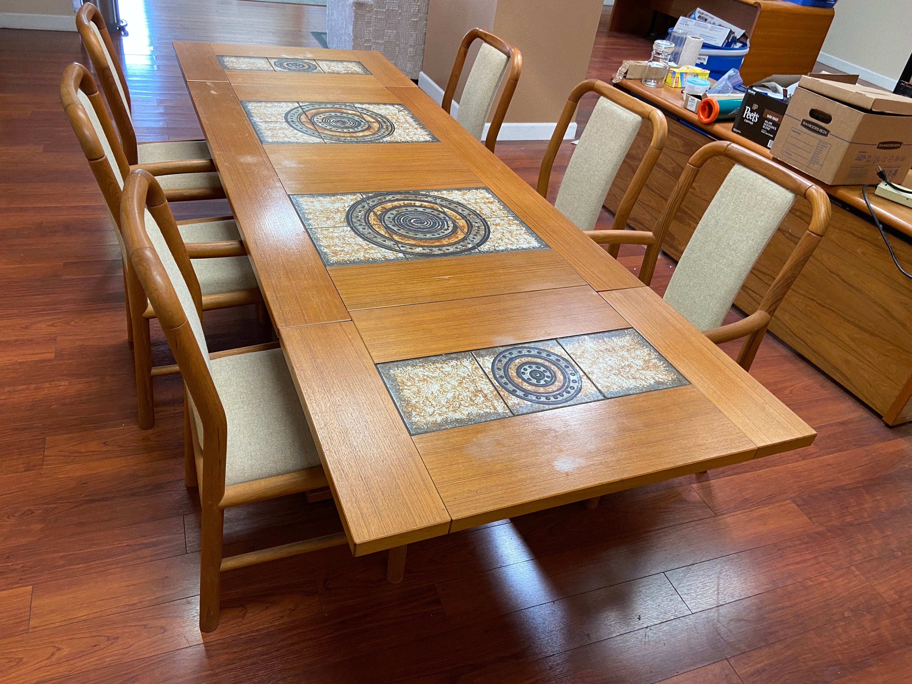 Vintage Teak Gangso & Mobler Dining Table - Etsy