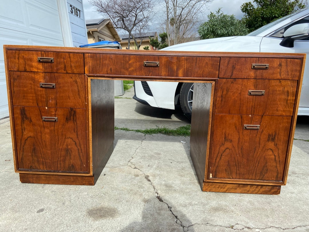 Founders Vintage Mid Century Desk - Etsy