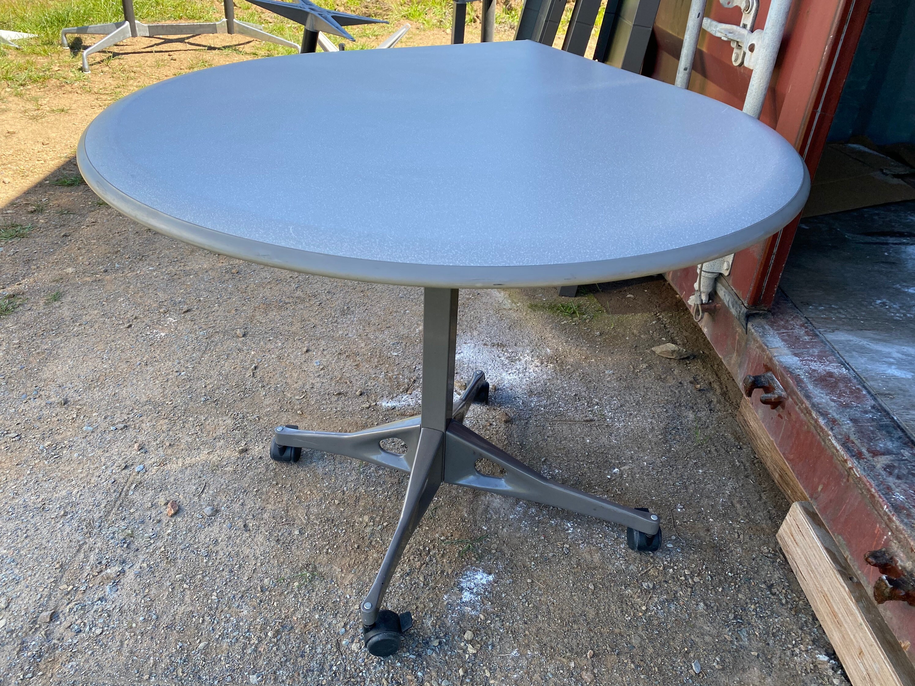 Vintage Tear Shape Rolling Table - Etsy