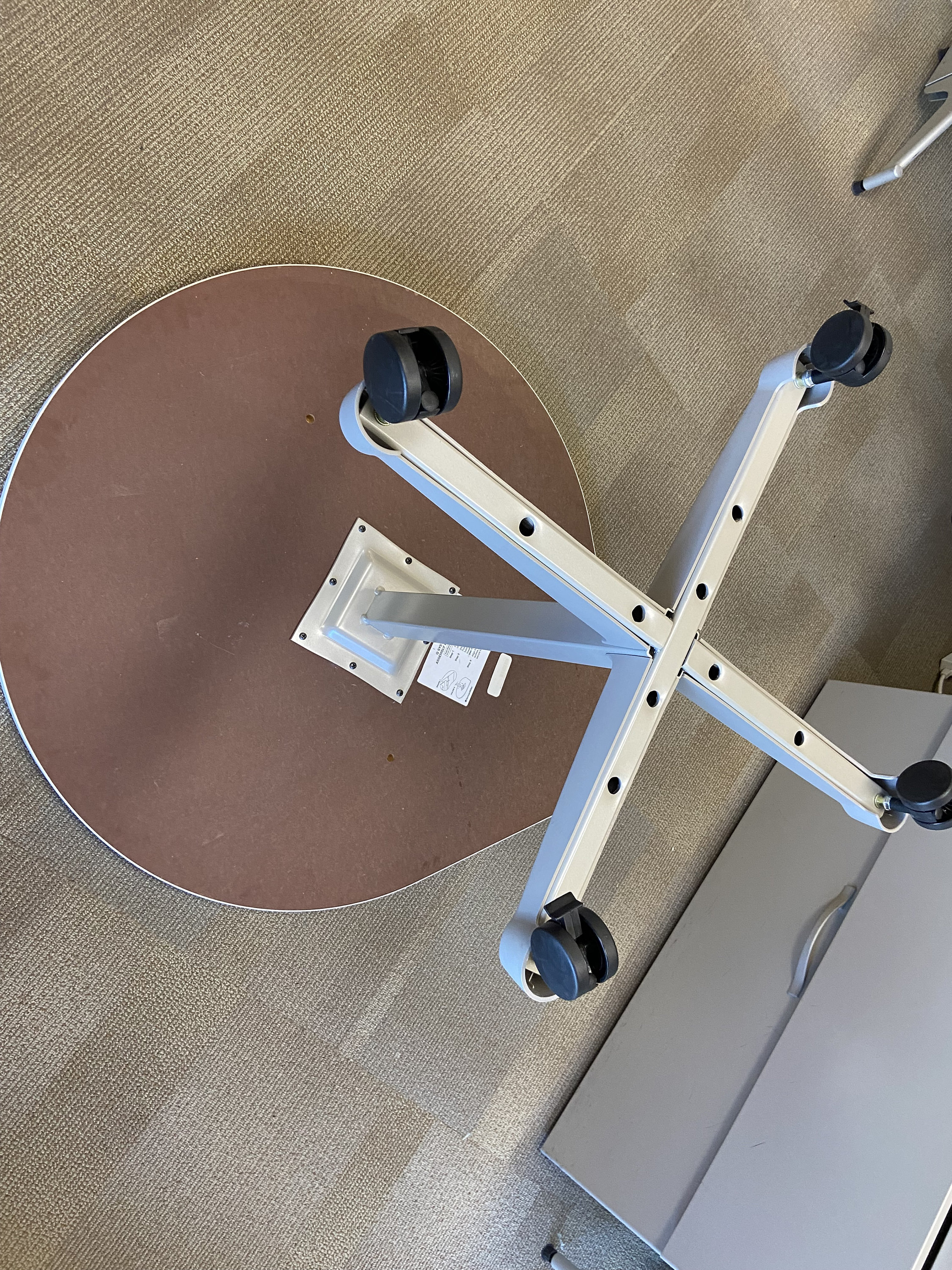 Herman Miller Tear Shaped Rolling Table - Etsy