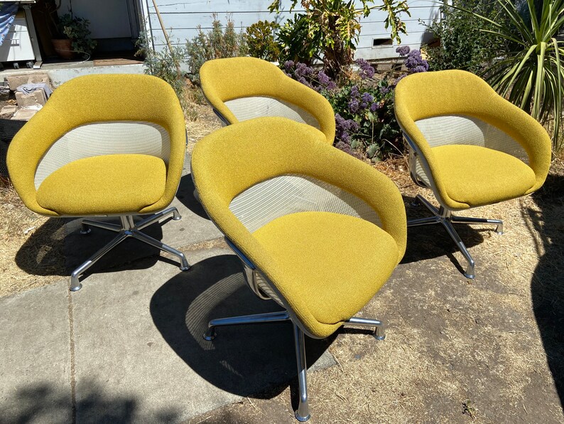 Set of 4 Steelcase Coalesse S-w 1 Swivel Lounge Chairs Set - Etsy