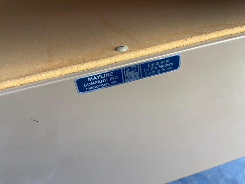 Antique Mayline Drafting Table - Etsy