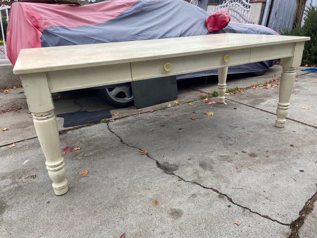 Pottery Barn Farmhouse Rustic Kitchen Table - Etsy