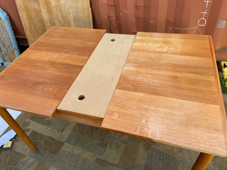 Ansager Mobler Mid Century Modern Teak Danish Table Needs Restoration ...