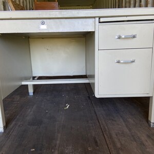 The General Fireproofing Company Vintage Metal Tanker Desk - Etsy