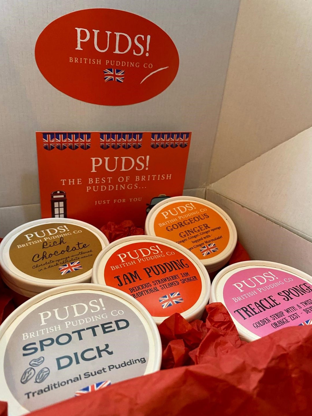 Traditional Steamed Pudding Gift Box the Best of British - Etsy