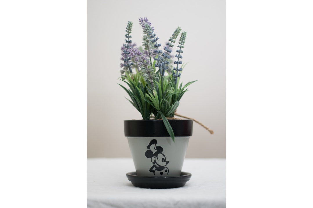 Steamboat Willie Flower Pot Hand Painted Terracotta Planter - Etsy