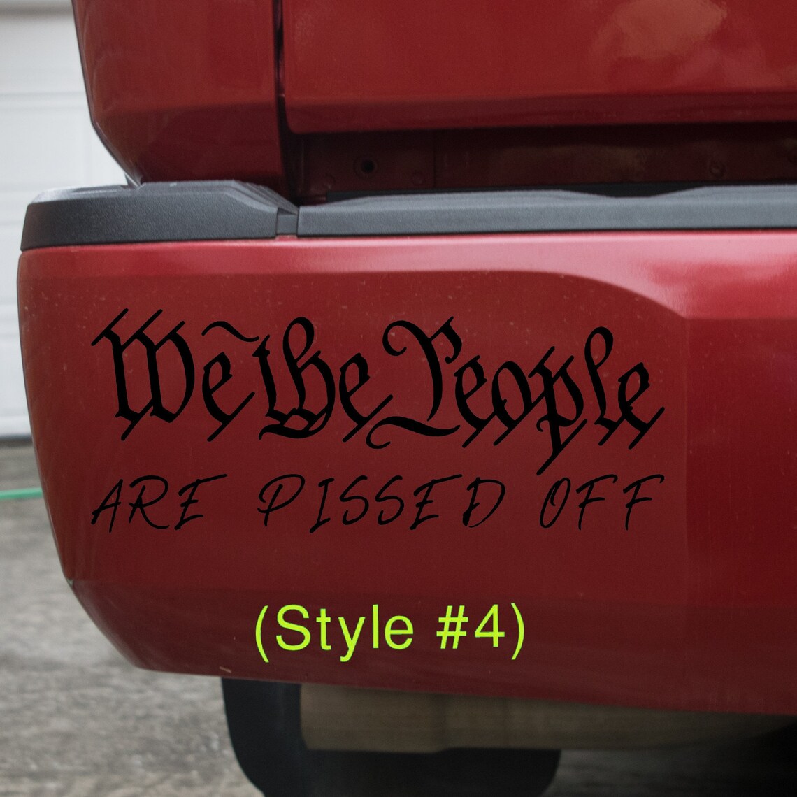 We The People Are Pissed Off. Decal for car, truck, laptop, tablet ...