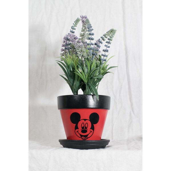 Mickey Mouse Planter - Etsy
