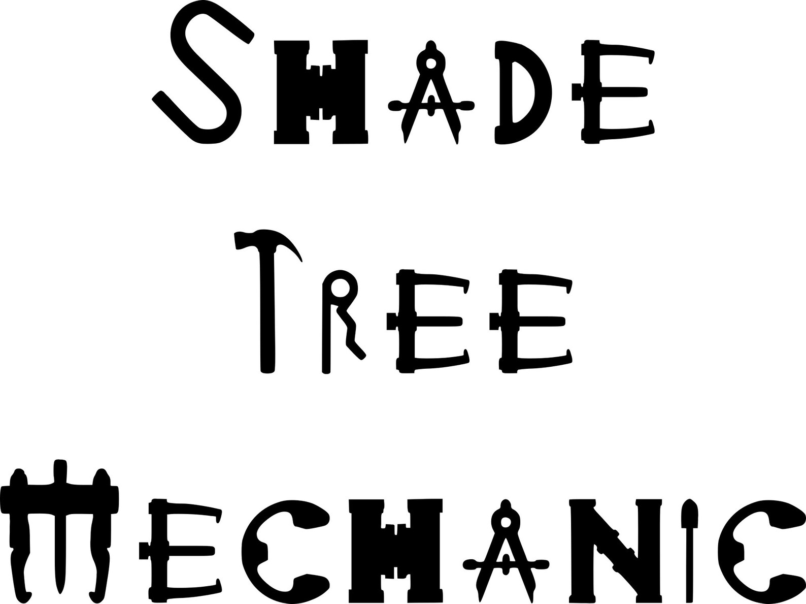 Tool Alphabet Font Digital File. Install as TTF or OTF. - Etsy